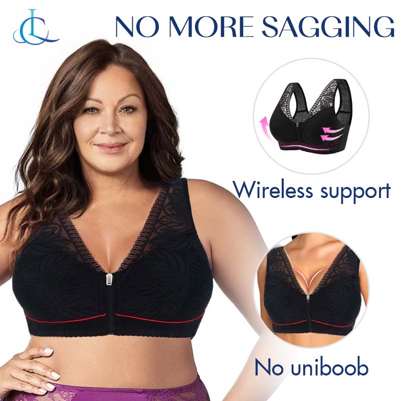 CamiLace – Comfort Wireless Front Close Bra – BraCharming